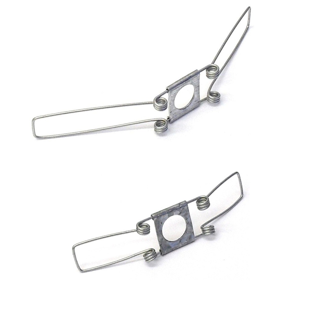 Spring Clip 2 Arm with 10mm Hole | Lampfix