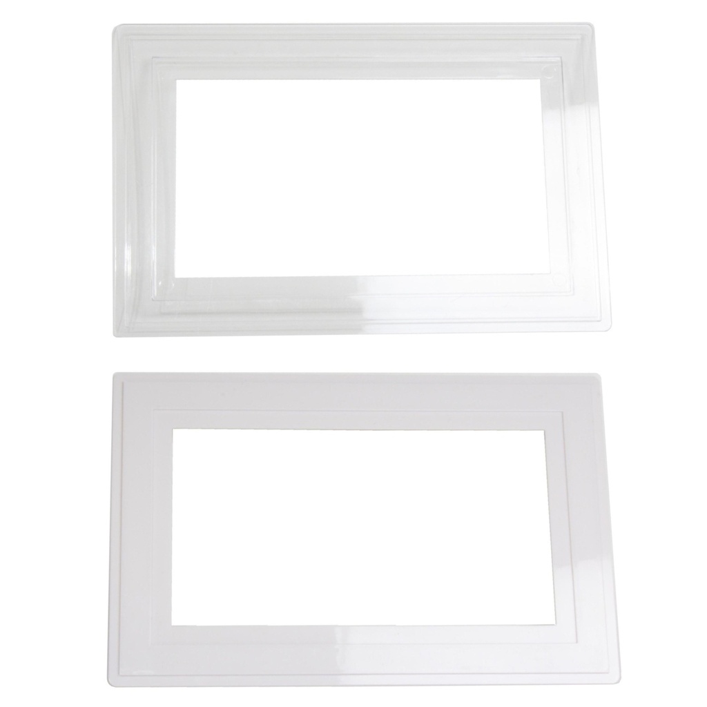 2 Gang Finger Plate | Lampfix