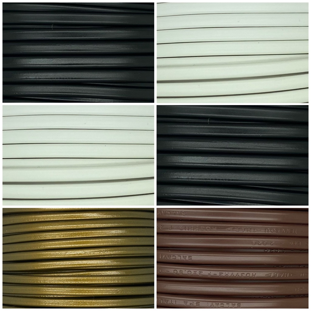 2 Core Flat (Oval) Flex [2192Y] | Lampfix