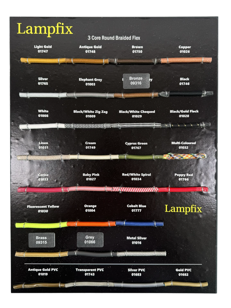 Decorative Flex Sample Board | Lampfix